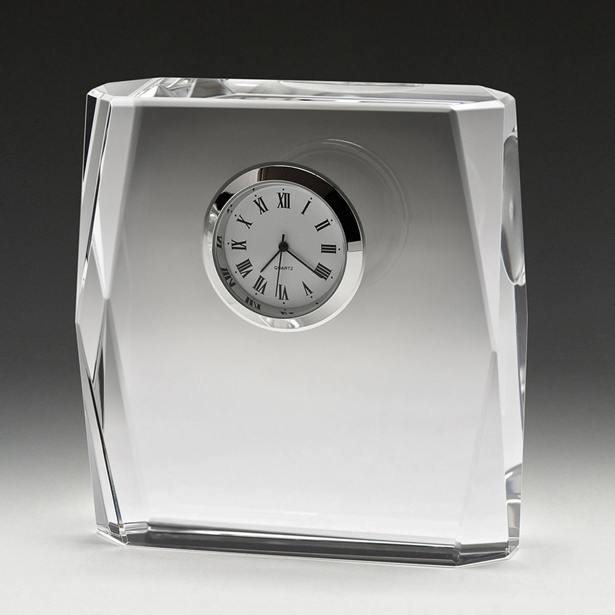 Piazza Crystal Clock 100mm – TAS Trophies